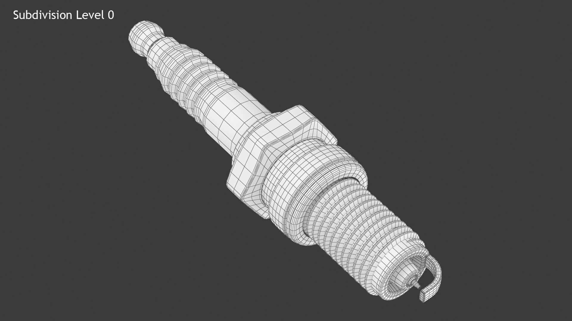 Spark Plug - 3D Model by hdpoly