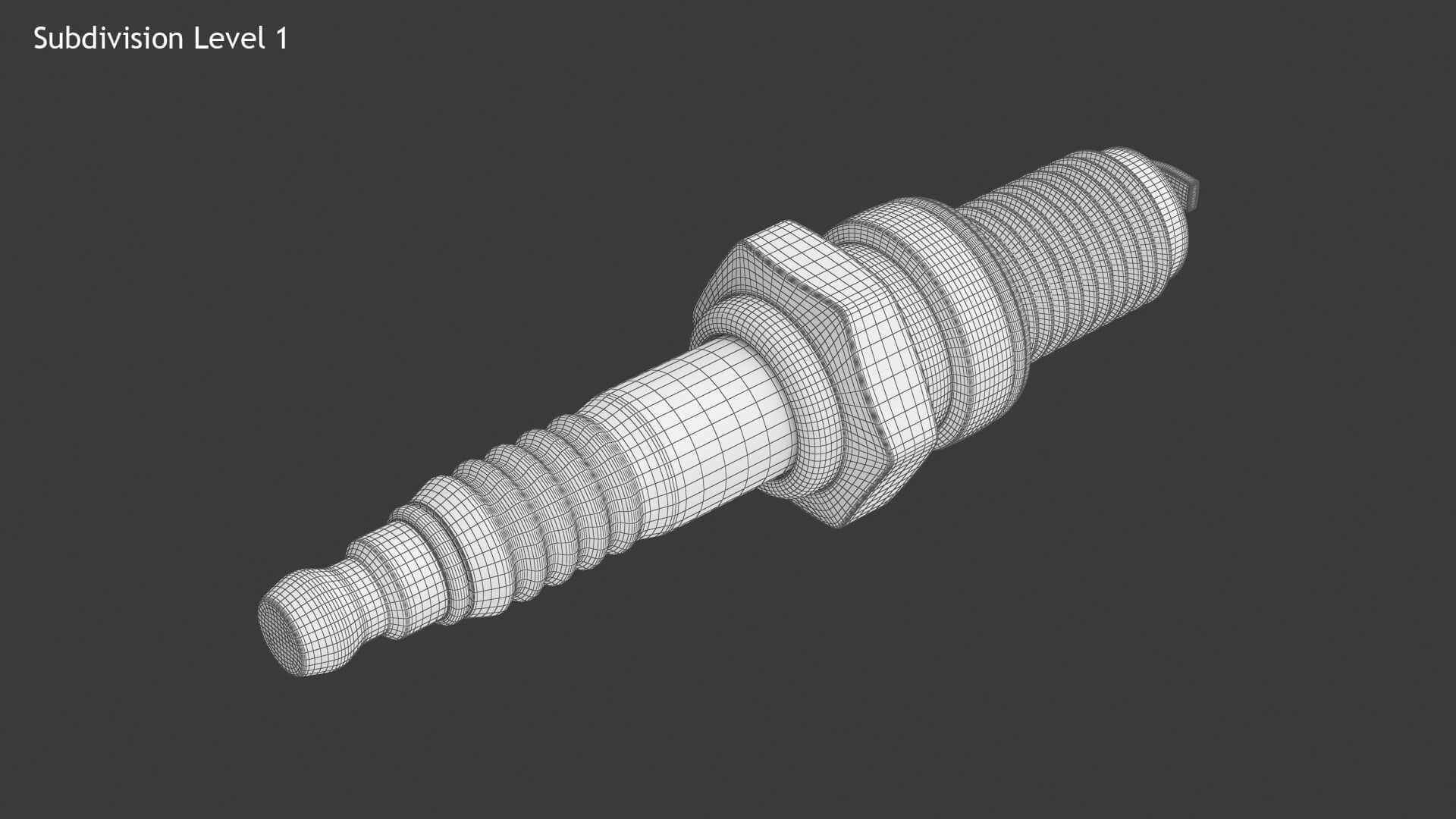 Spark Plug - 3D Model by hdpoly