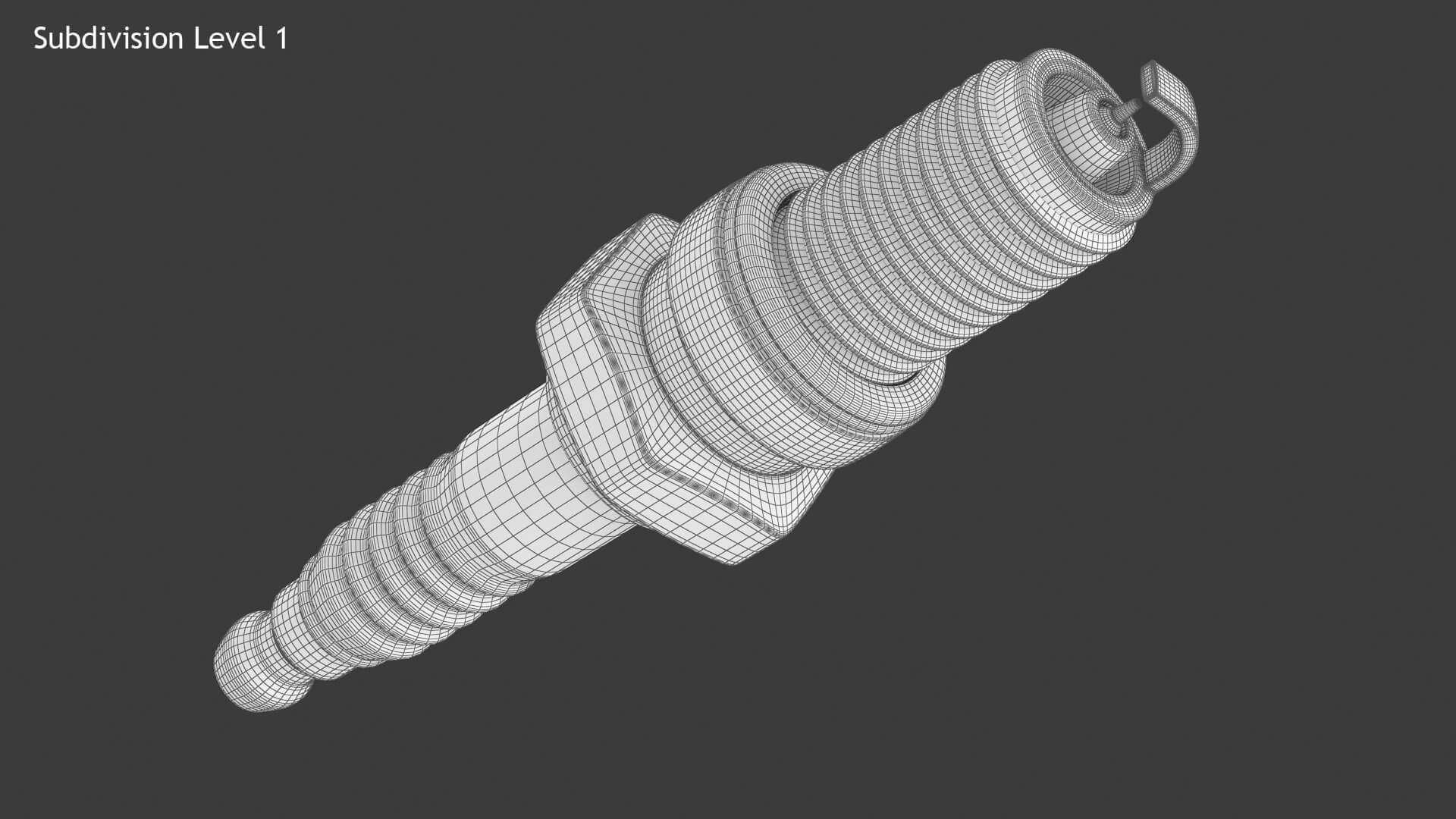 Spark Plug - 3D Model by hdpoly
