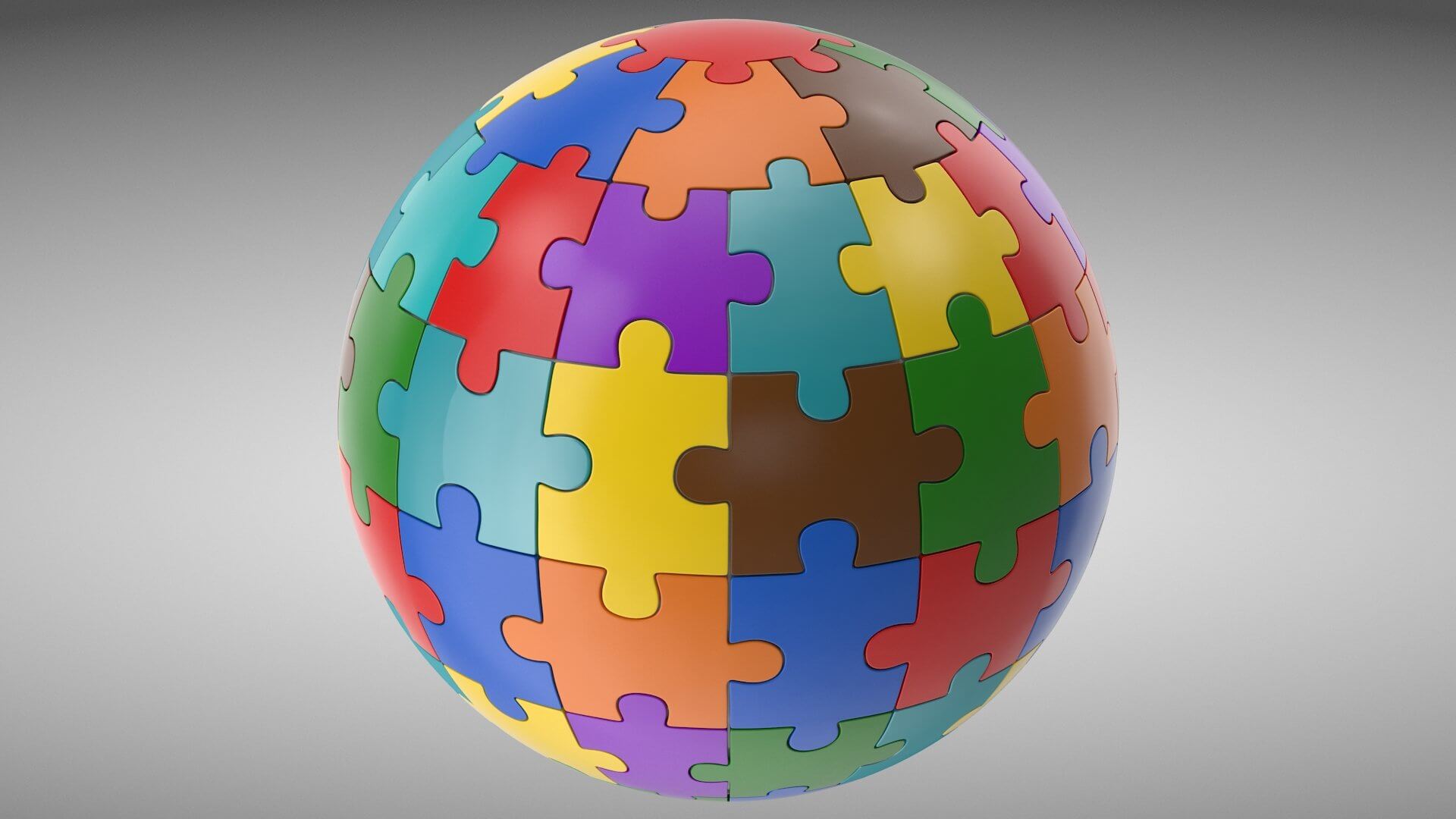 Sphere Puzzle - 3D Model by hdpoly