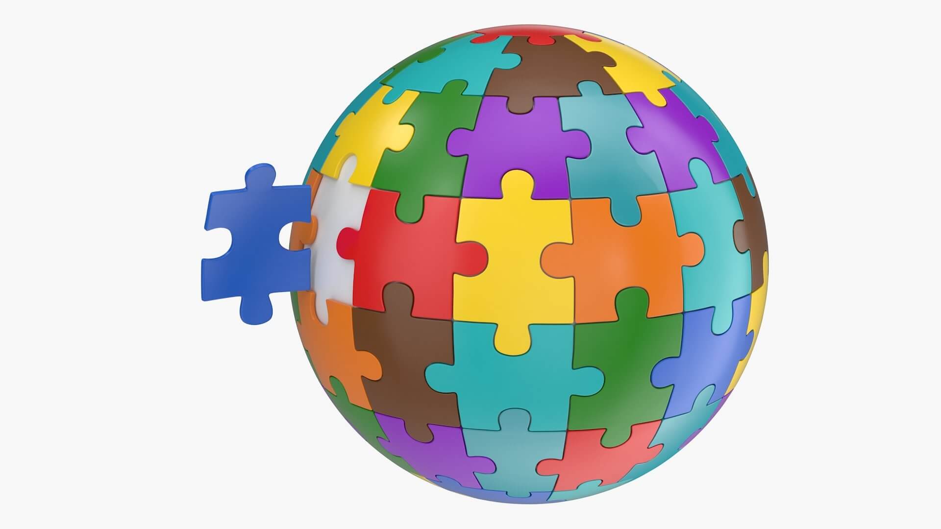 Sphere Puzzle - 3D Model by hdpoly