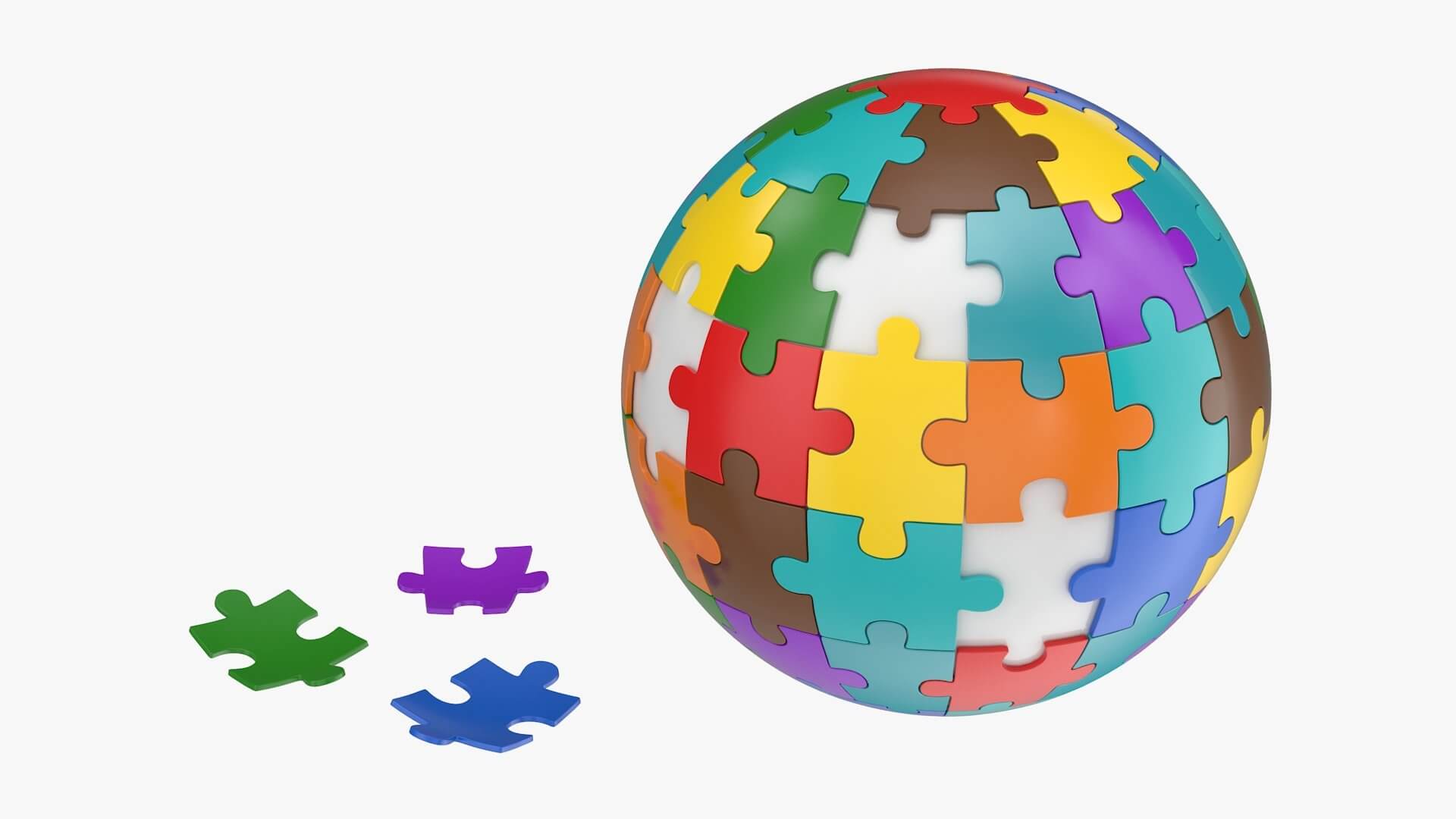 Sphere Puzzle - 3D Model by hdpoly