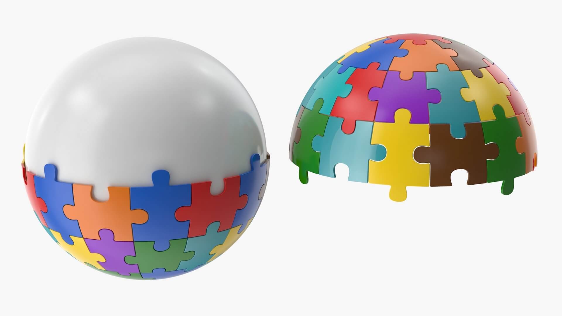 Sphere Puzzle - 3D Model by hdpoly
