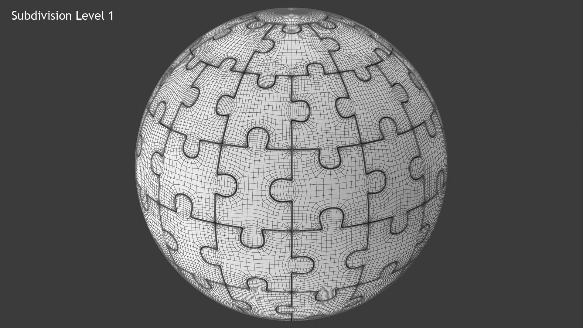 Sphere Puzzle - 3D Model by hdpoly