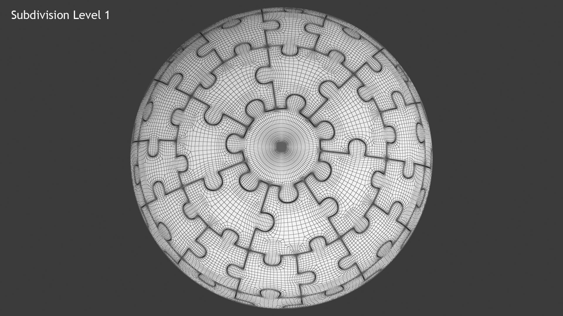 Sphere Puzzle - 3D Model by hdpoly