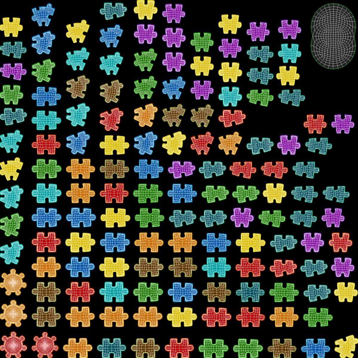 Sphere Puzzle - 3D Model by hdpoly