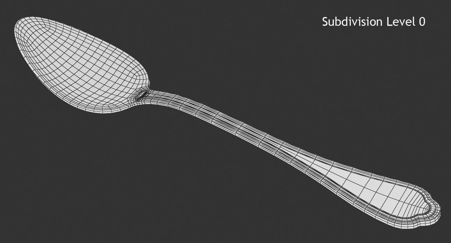 Spoon - 3D Model by hdpoly