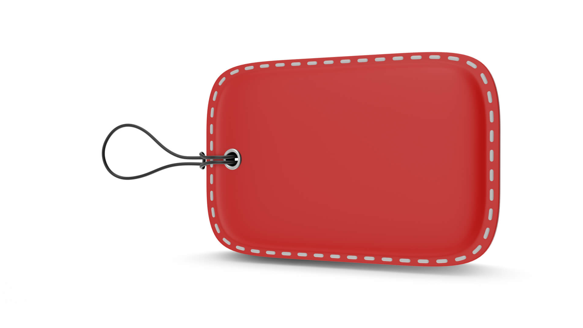 Red Tag Version 2 - 3D Model by hdpoly