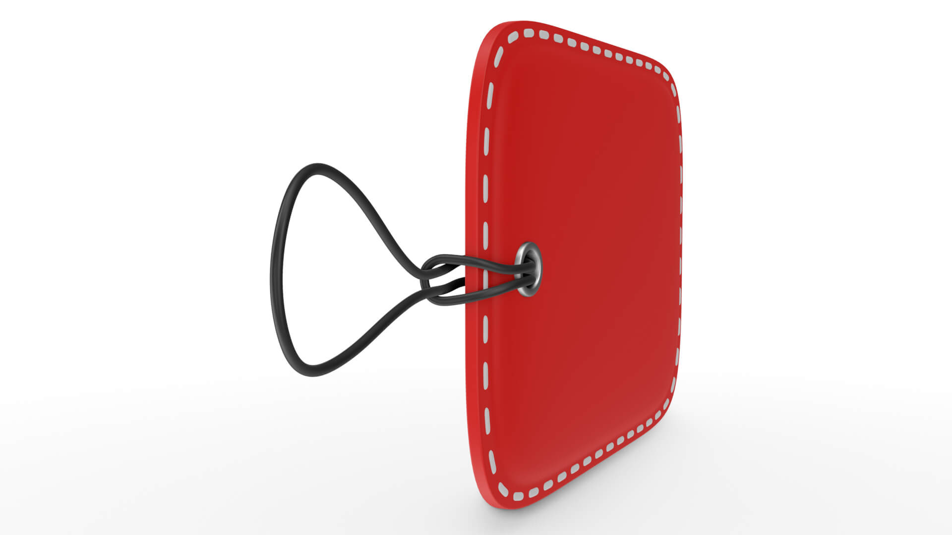 Red Tag Version 2 - 3D Model by hdpoly