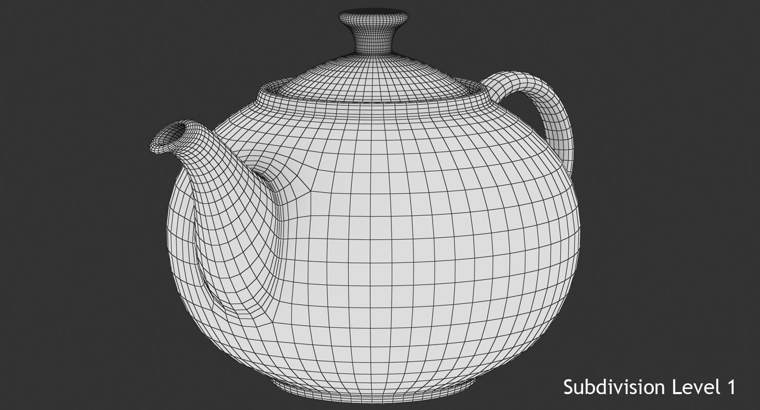 Teapot - 3D Model by hdpoly