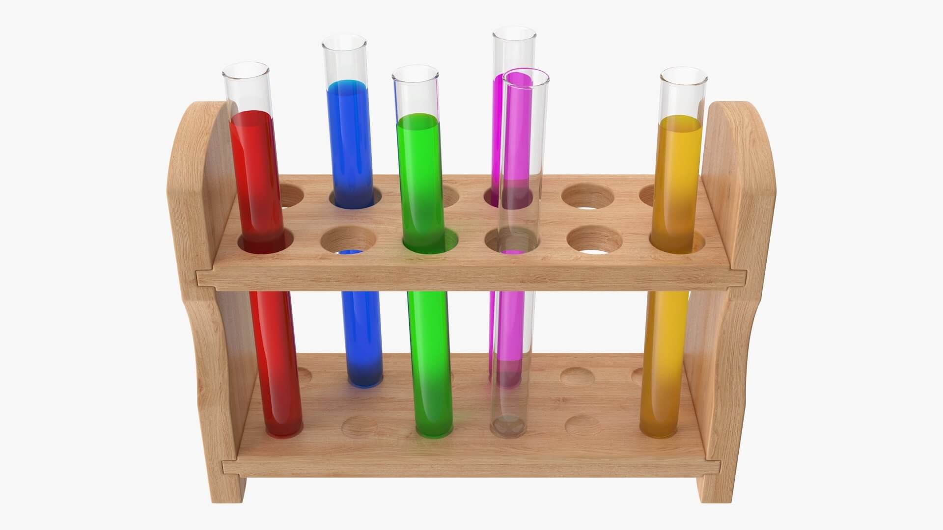 Test Tube Rack - 3D Model by hdpoly