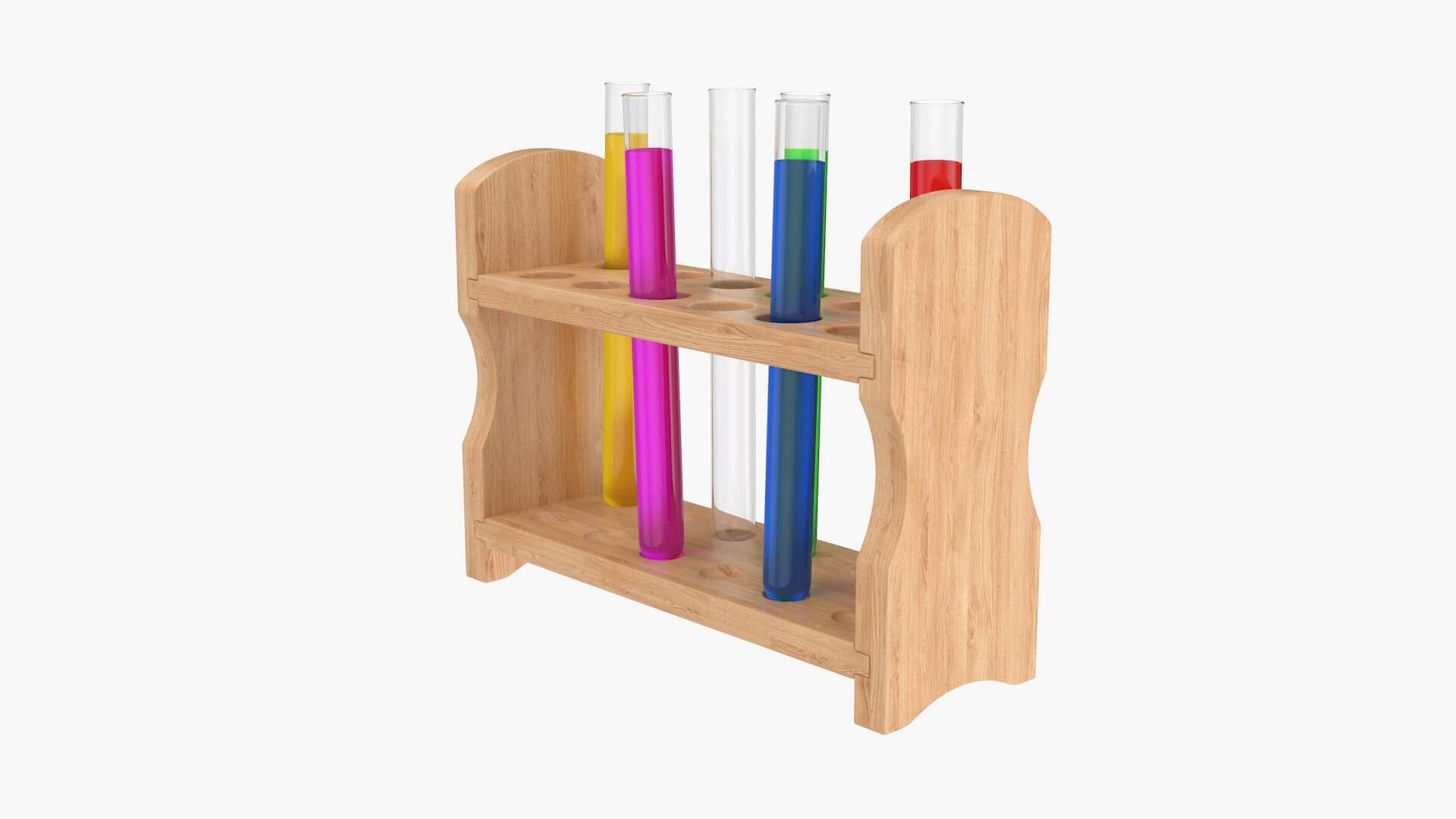 Test Tube Rack - 3D Model by hdpoly