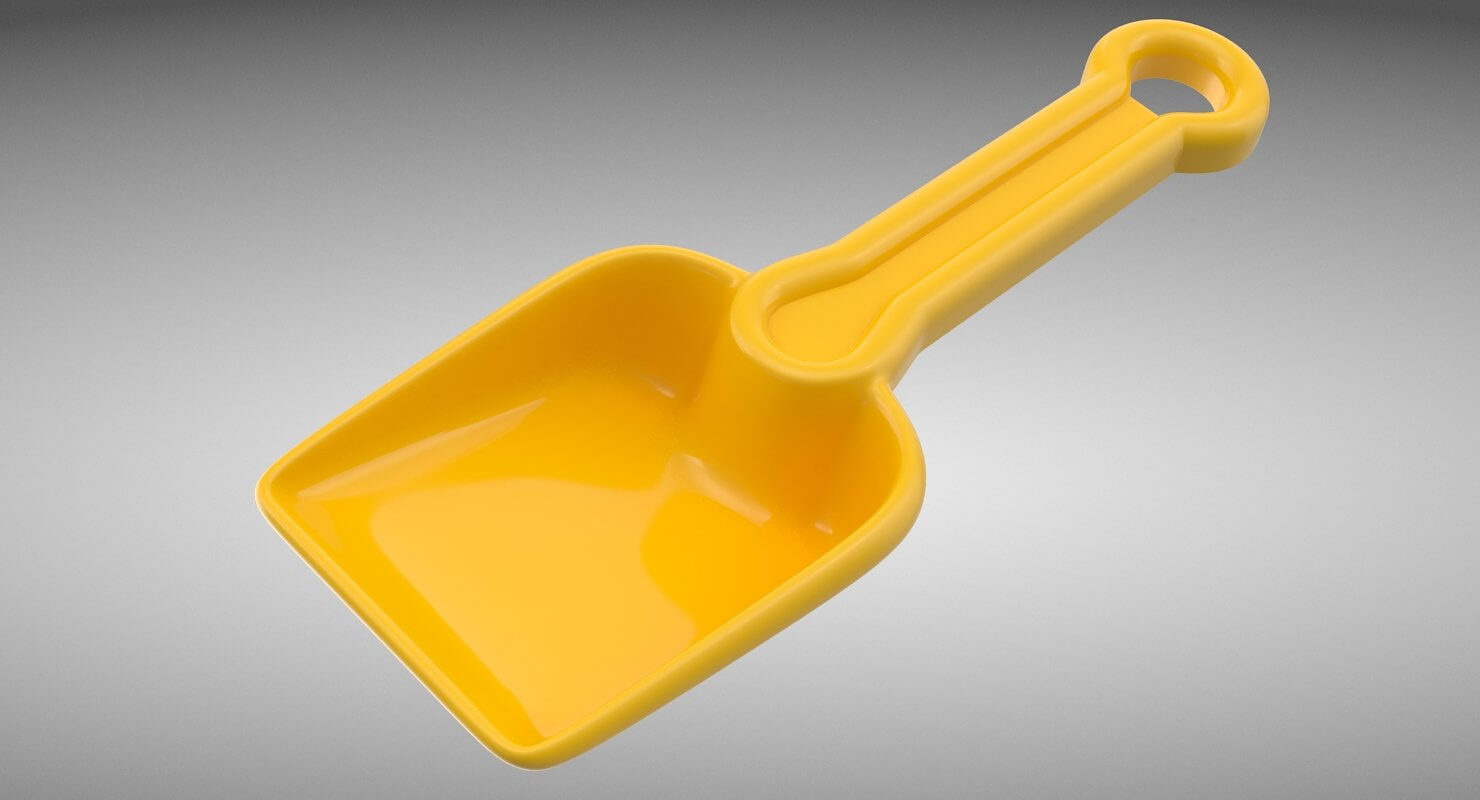 Toy Shovel - 3D Model by hdpoly