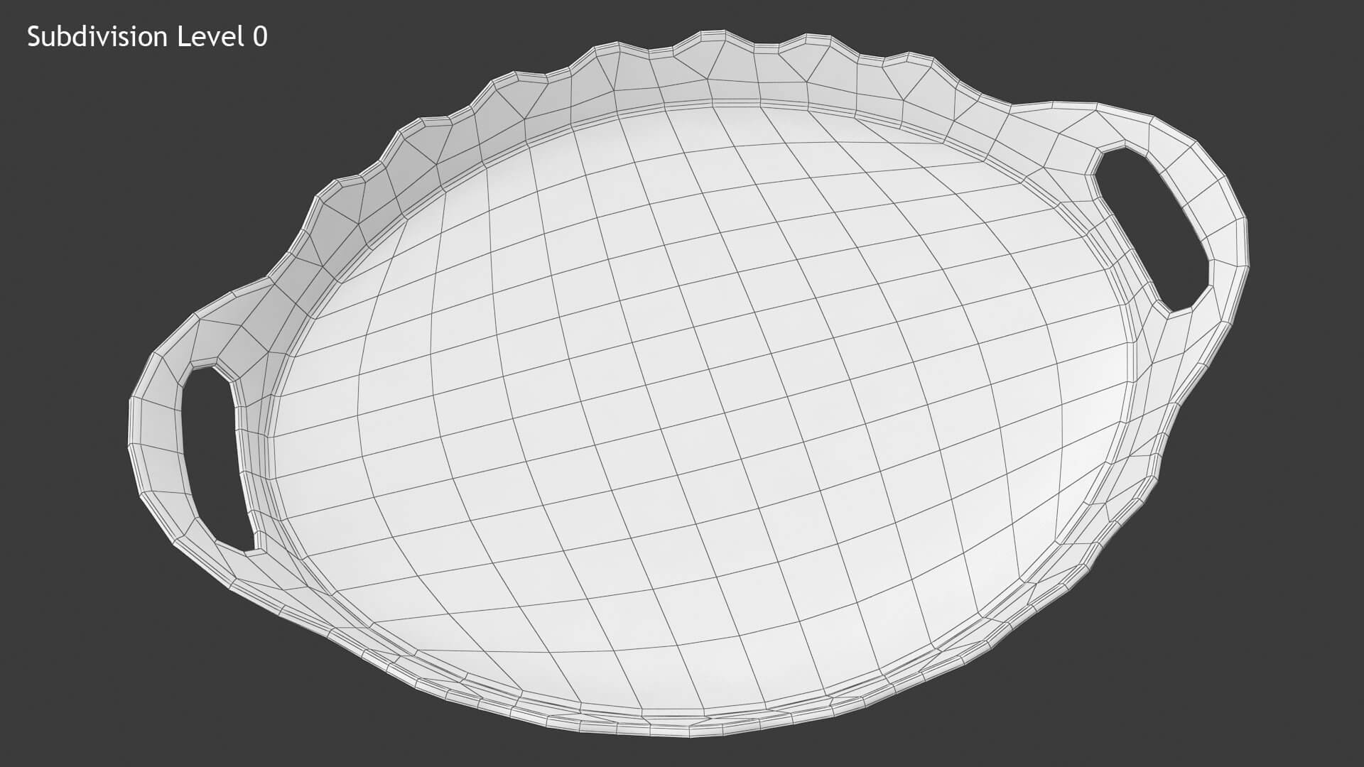 Tray - 3D Model by hdpoly