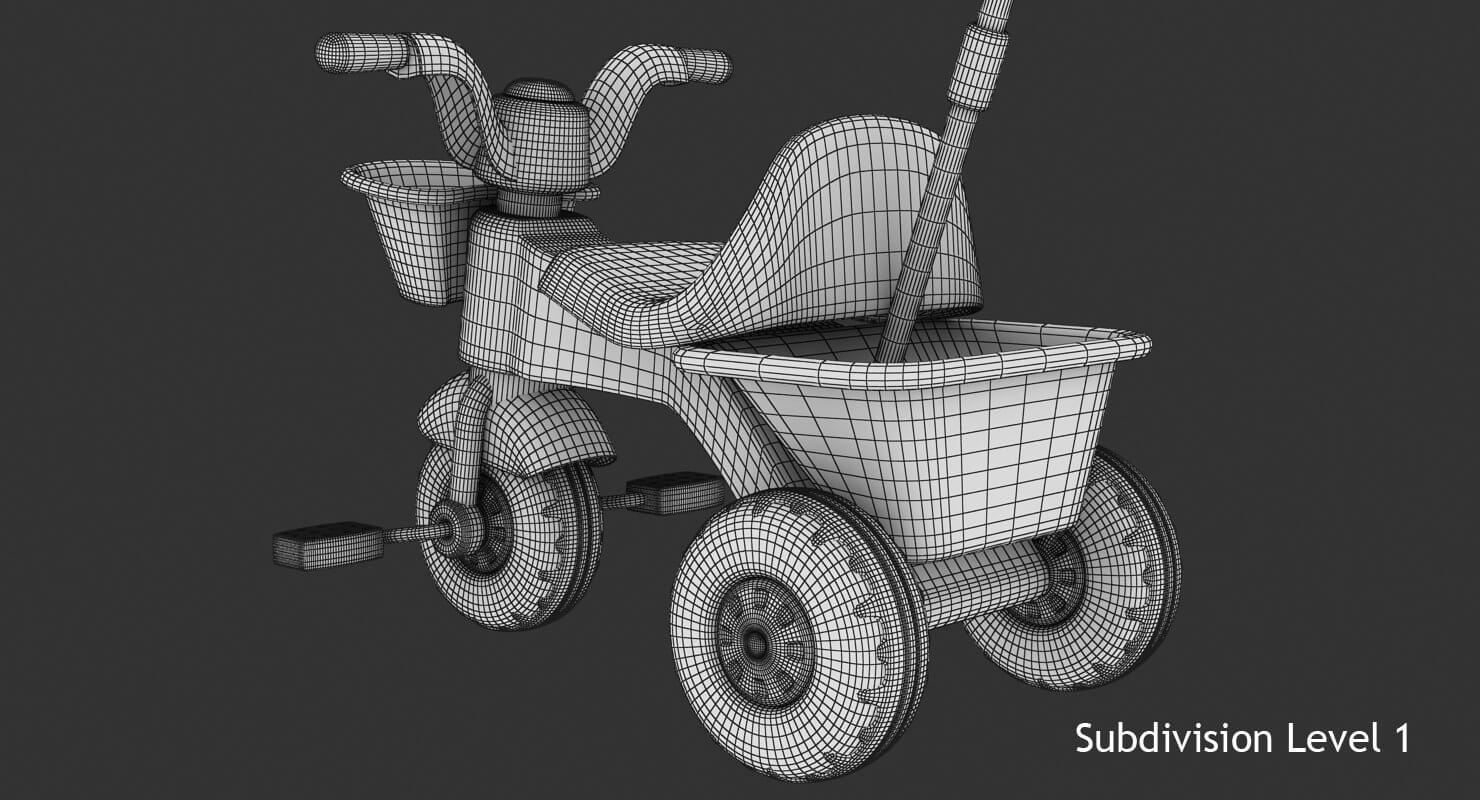 Tricycle - 3D Model by hdpoly