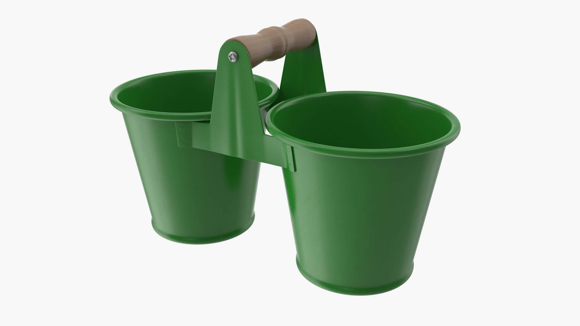 Twin Pot - 3D Model by hdpoly