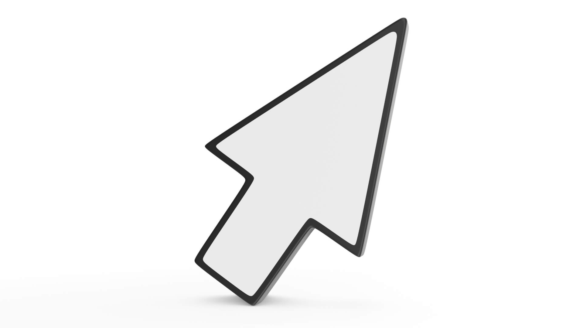 Arrow Cursor - 3D Model by hdpoly