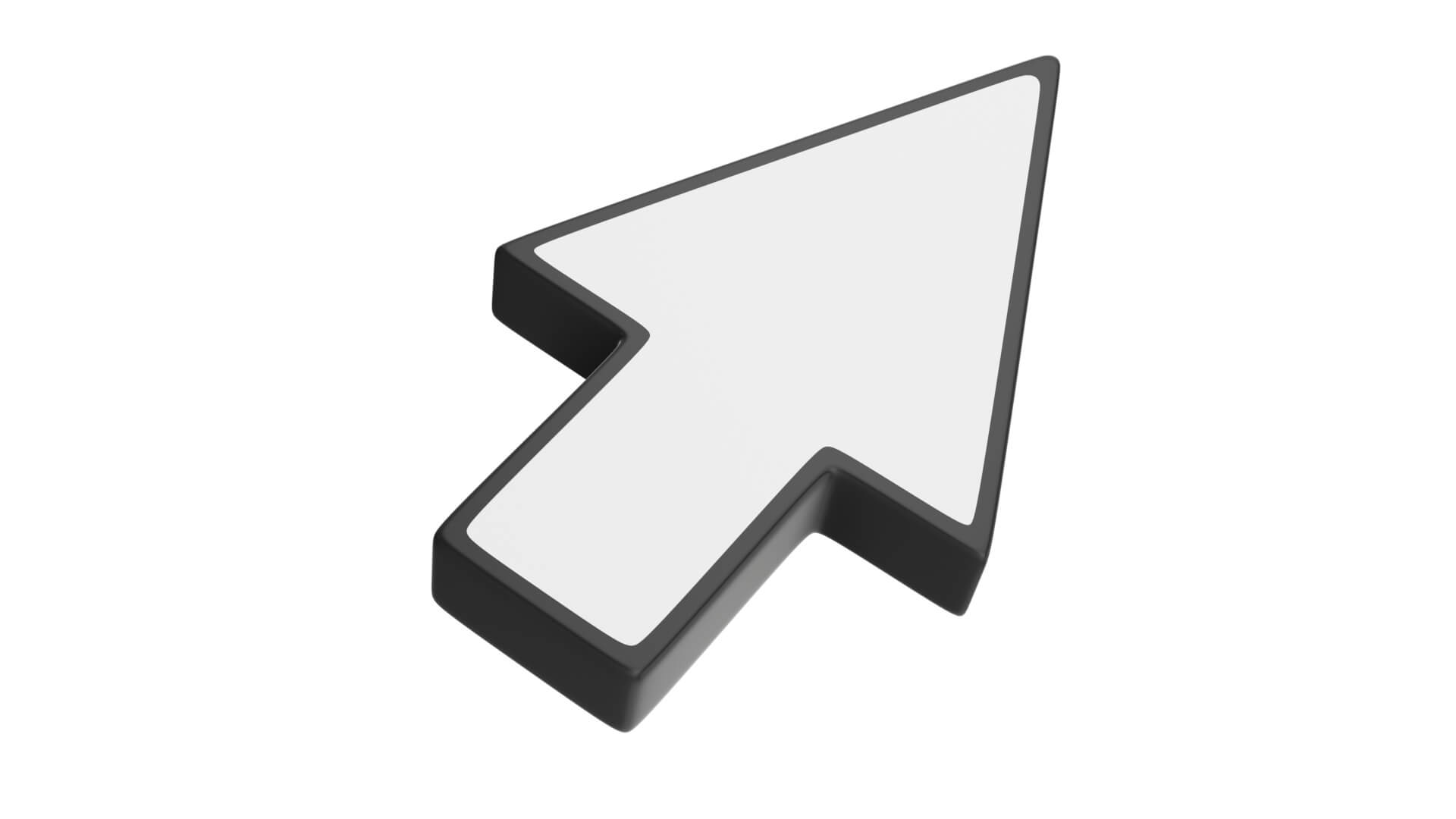 Arrow Cursor - 3D Model by hdpoly
