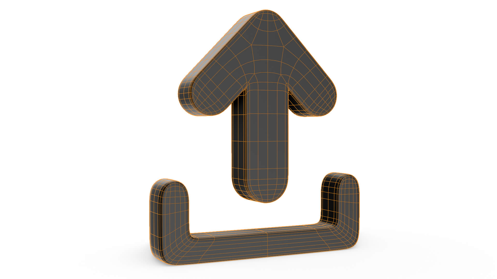 Upload Symbol - 3D Model by hdpoly