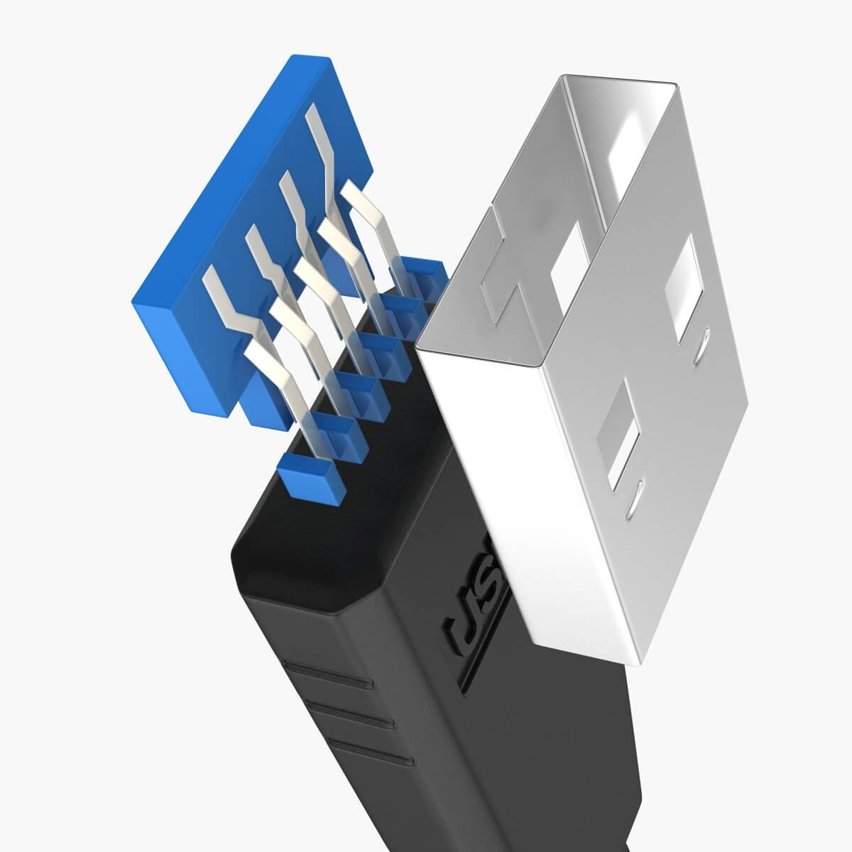 USB Plug - 3D Model by hdpoly