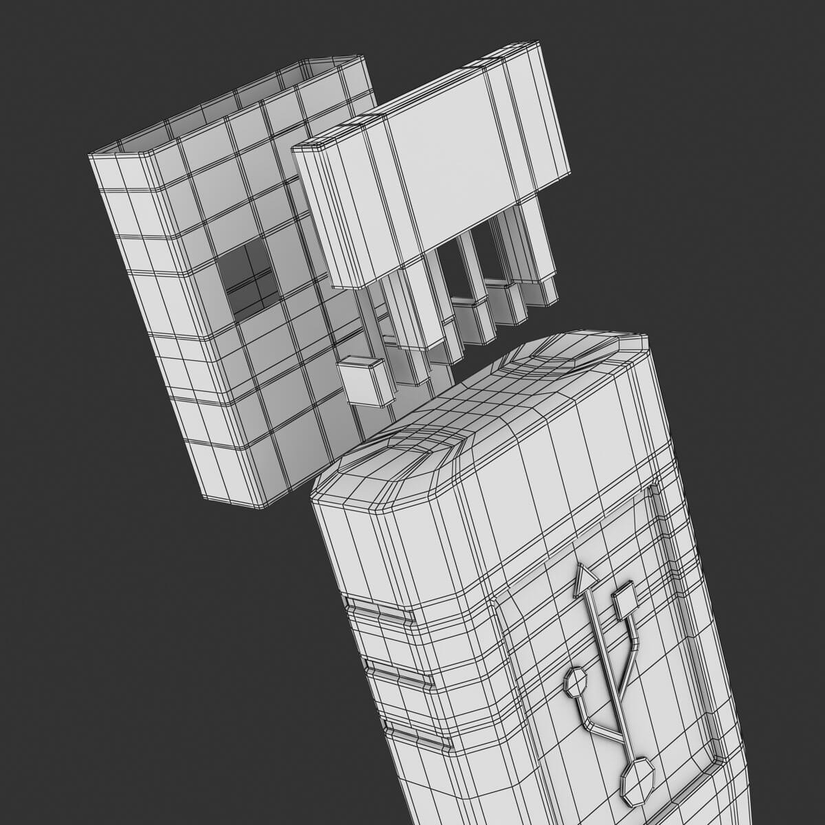 USB Plug - 3D Model by hdpoly