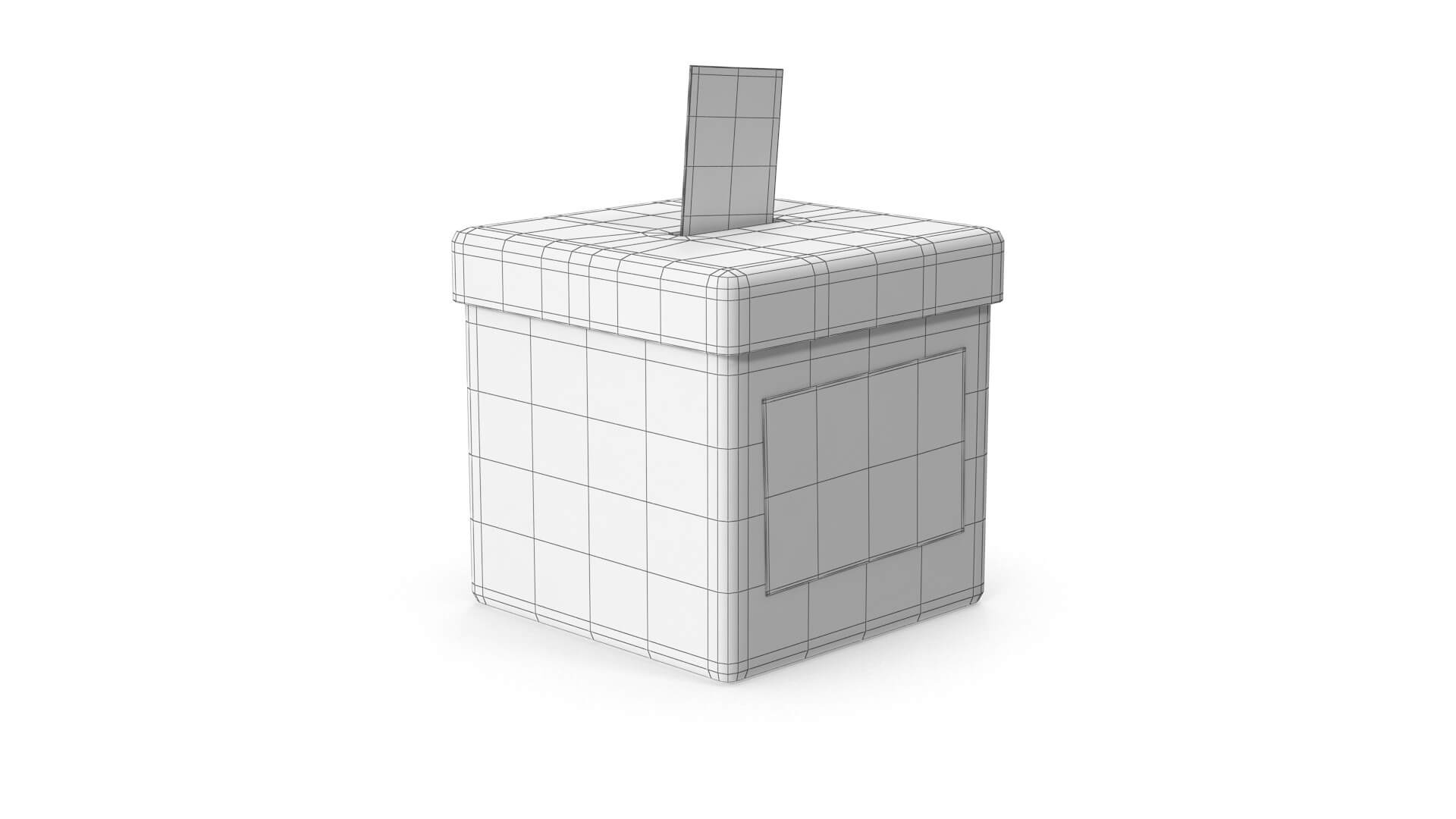 Vote Box - 3D Model by hdpoly