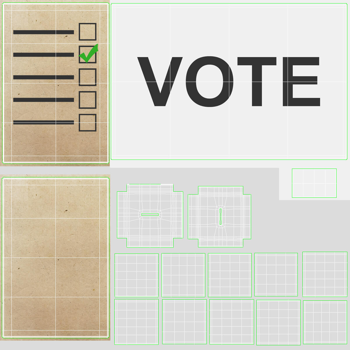 Vote Box - 3D Model by hdpoly