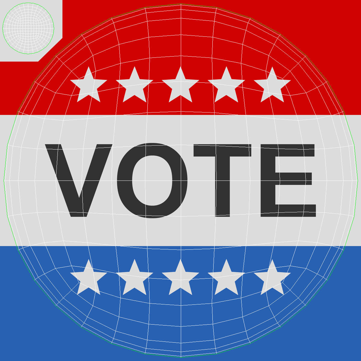Vote Icon - 3D Model by hdpoly