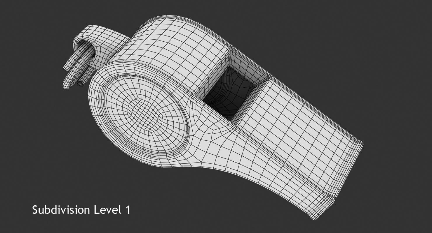 Whistle - 3D Model by hdpoly