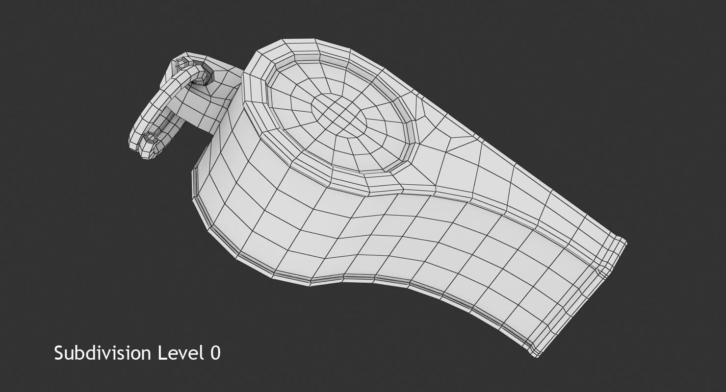 Whistle - 3D Model by hdpoly