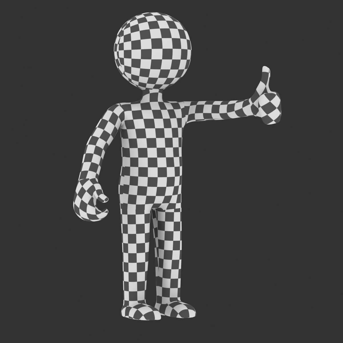 White Man - 3D Model by hdpoly