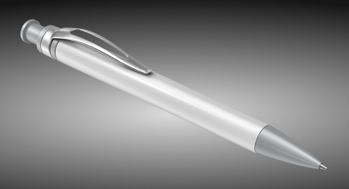 White Pen - 3D Model by hdpoly
