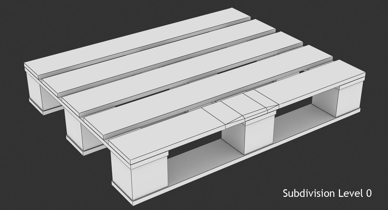 Wood Pallet - 3D Model by hdpoly