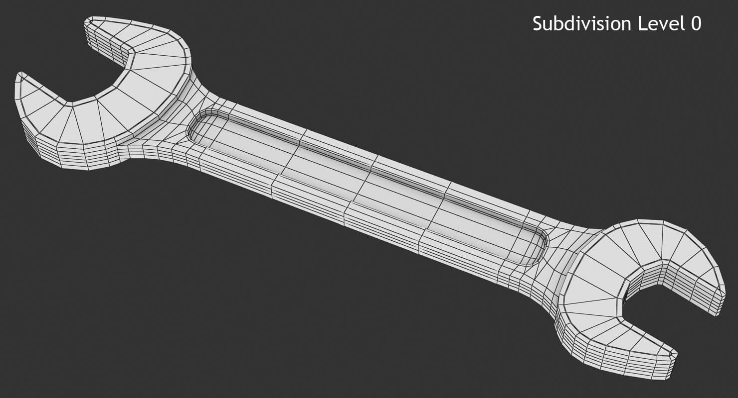 Wrench - 3D Model by hdpoly