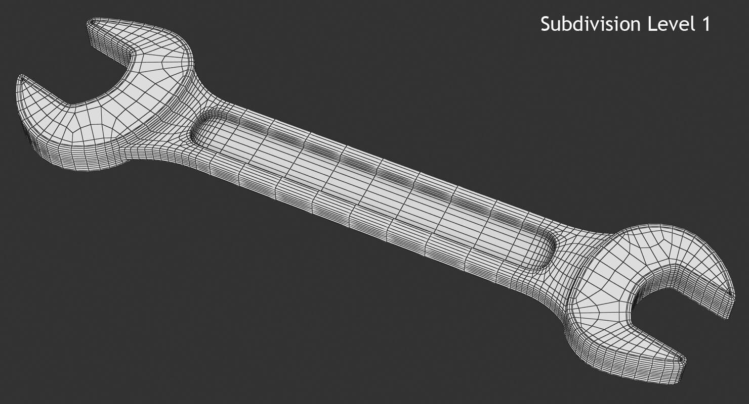 Wrench - 3D Model by hdpoly