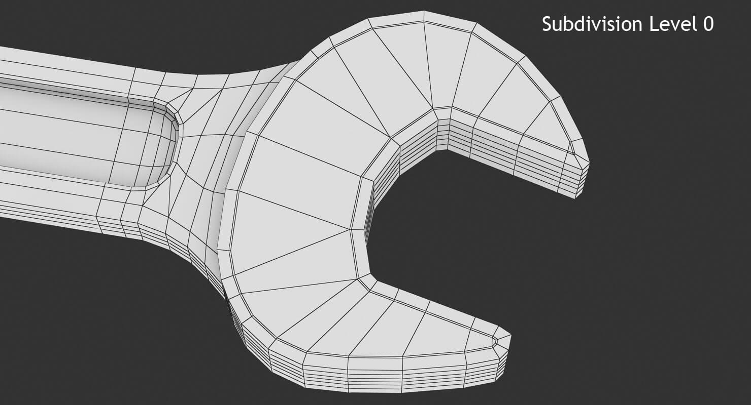 Wrench - 3D Model by hdpoly