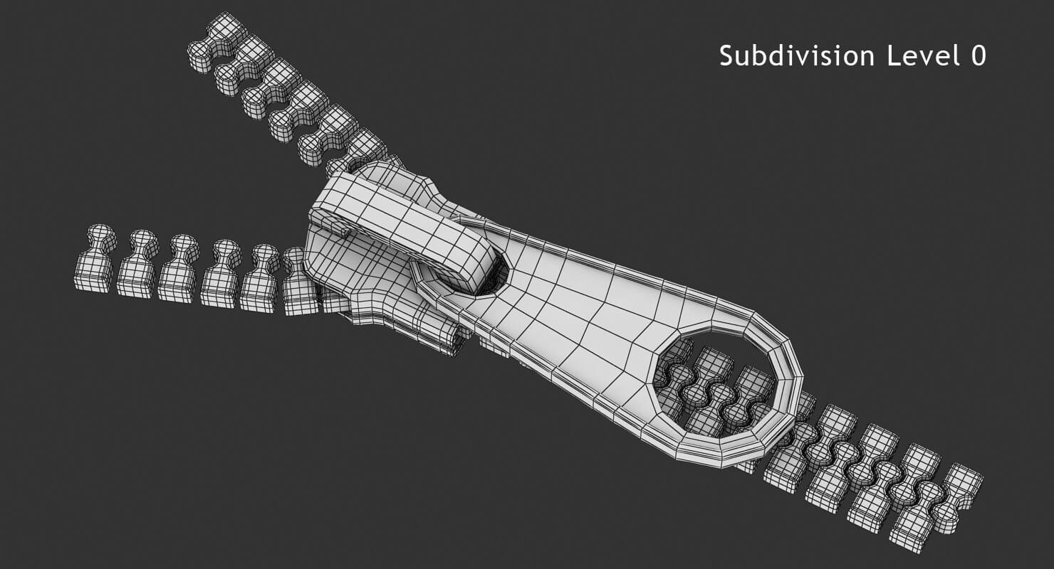 Zipper - 3D Model by hdpoly