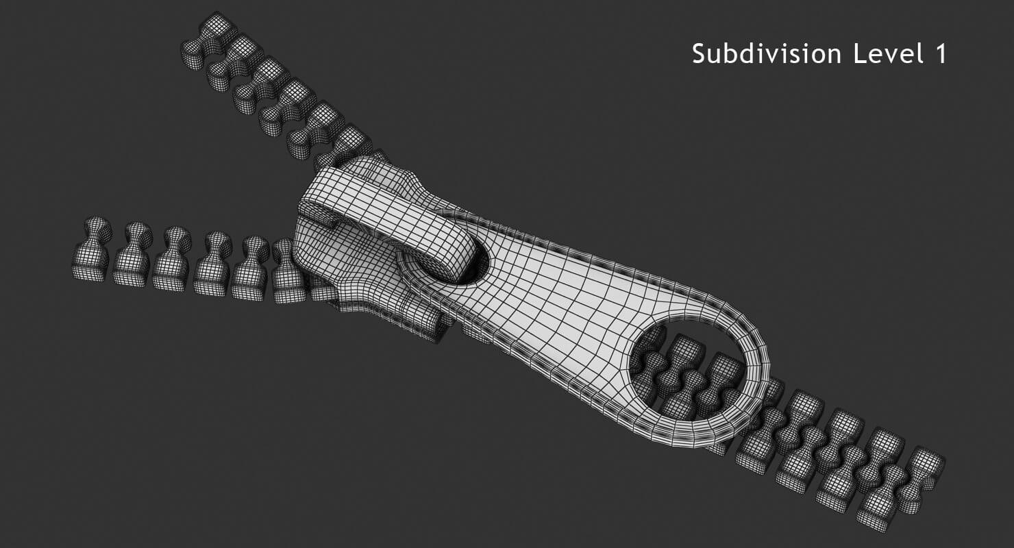 Zipper - 3D Model by hdpoly