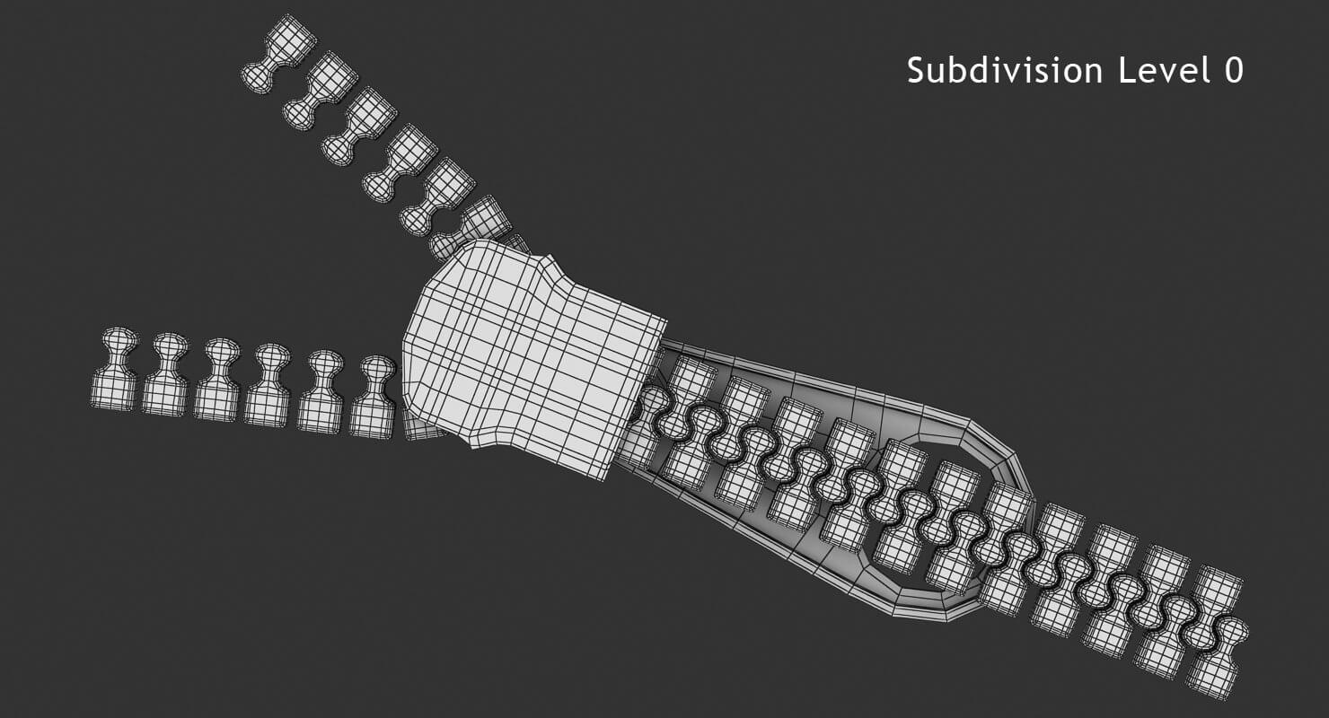 Zipper - 3D Model by hdpoly
