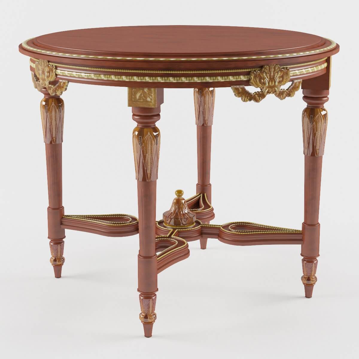 Classic Table (V-Ray) 3D Model by Hdri_World