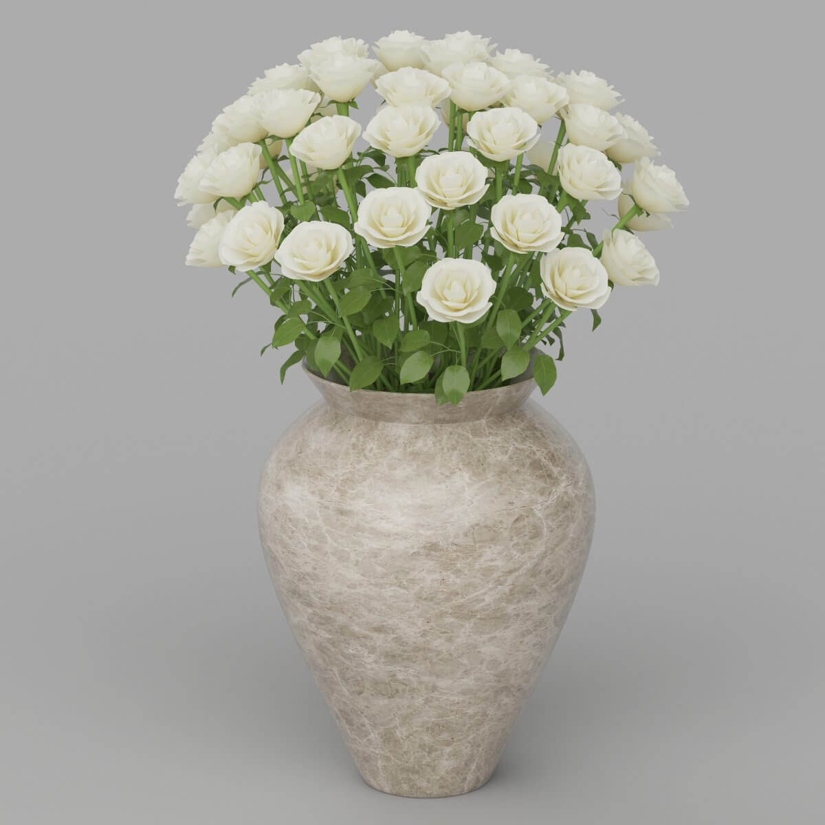 Flower Pot (V-Ray) 3D Model by Hdri_World