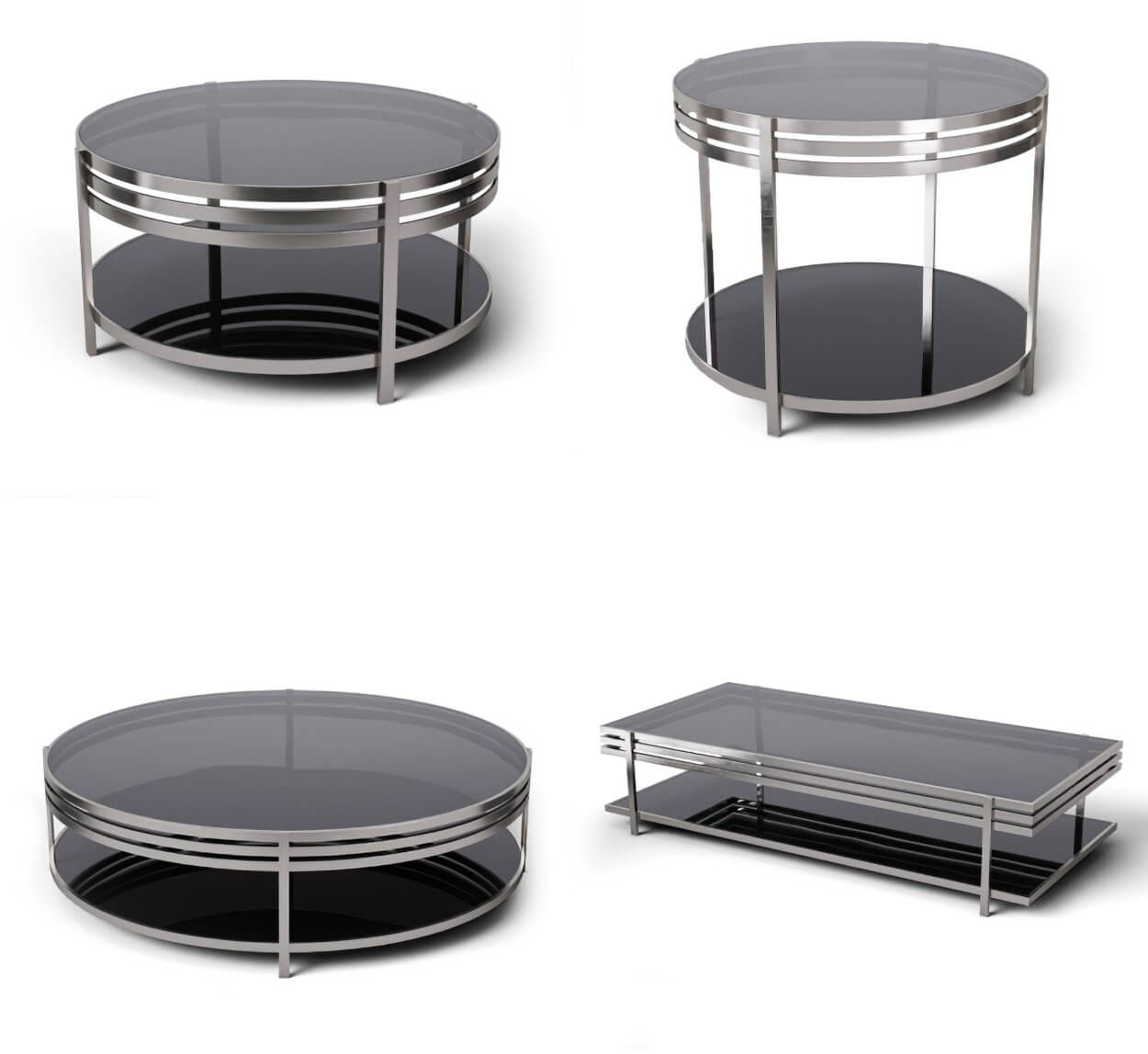 Table Collection (V-Ray) 3D Model by Hdri_World