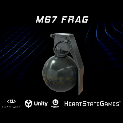 M67 Frag Grenade 4K - 3D Model by HeartStateGames