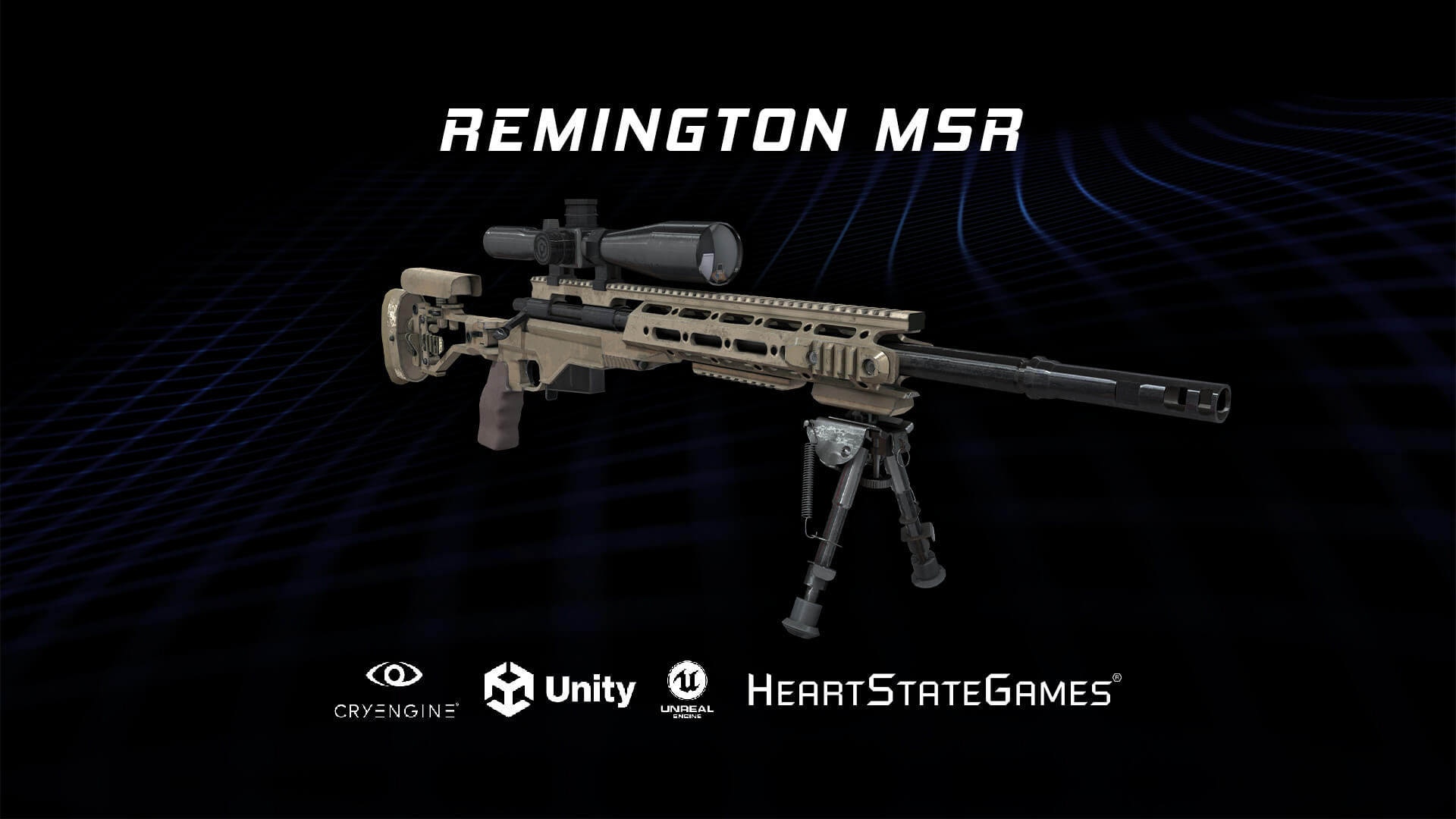Remington MSR Sniper 4K - 3D Model by HeartStateGames