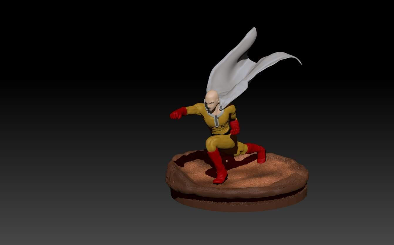 One Punch Man Saitama - 3D Model by Heesung