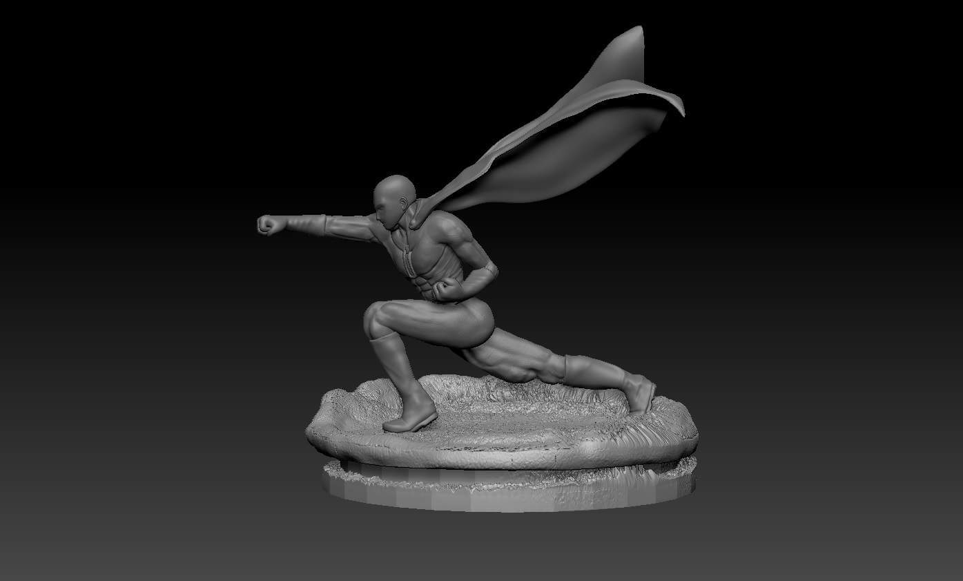 One Punch Man Saitama - 3D Model by Heesung