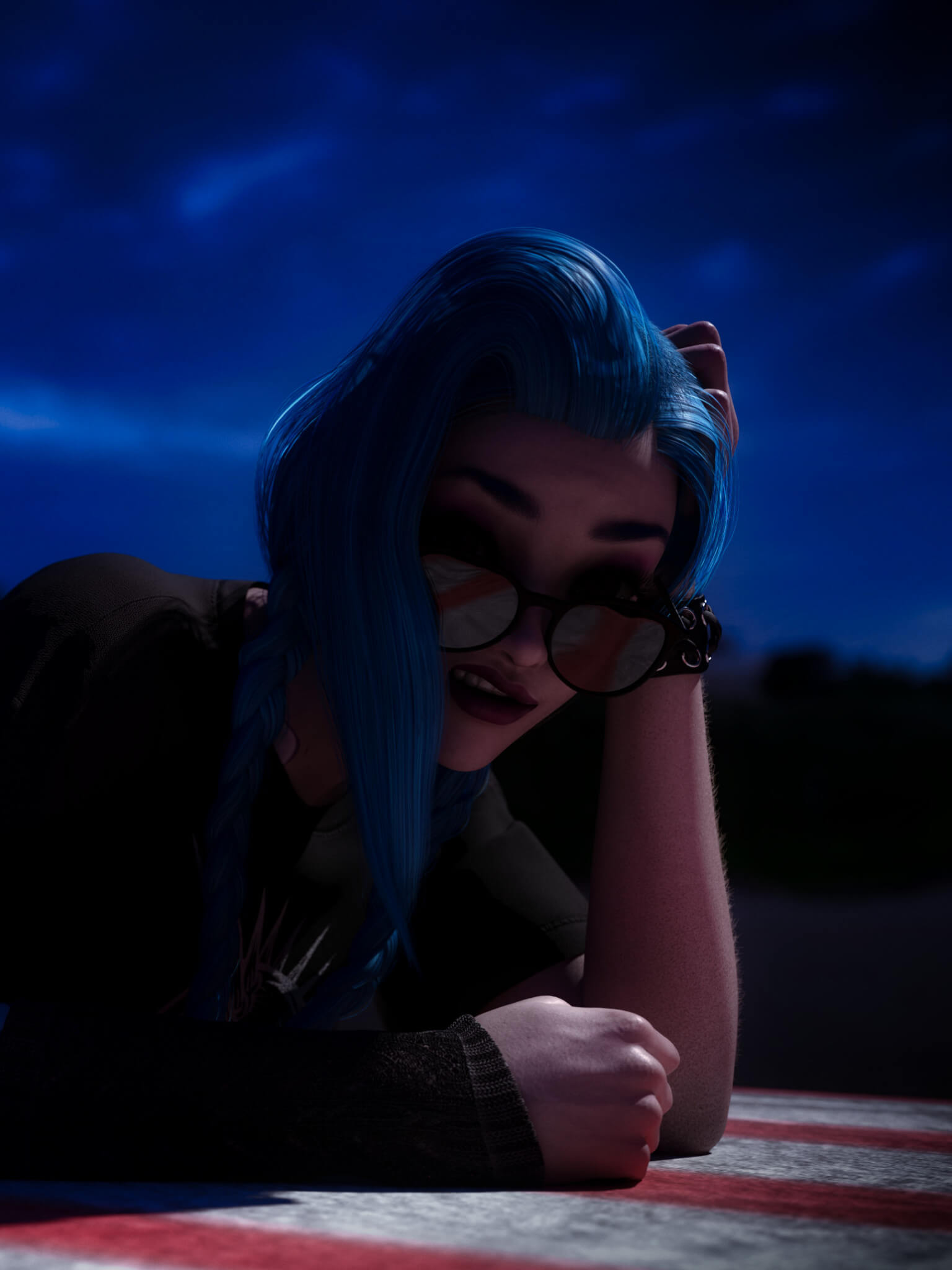 Jinx Beach Bunny 3d Desktop Hd Wallpaper