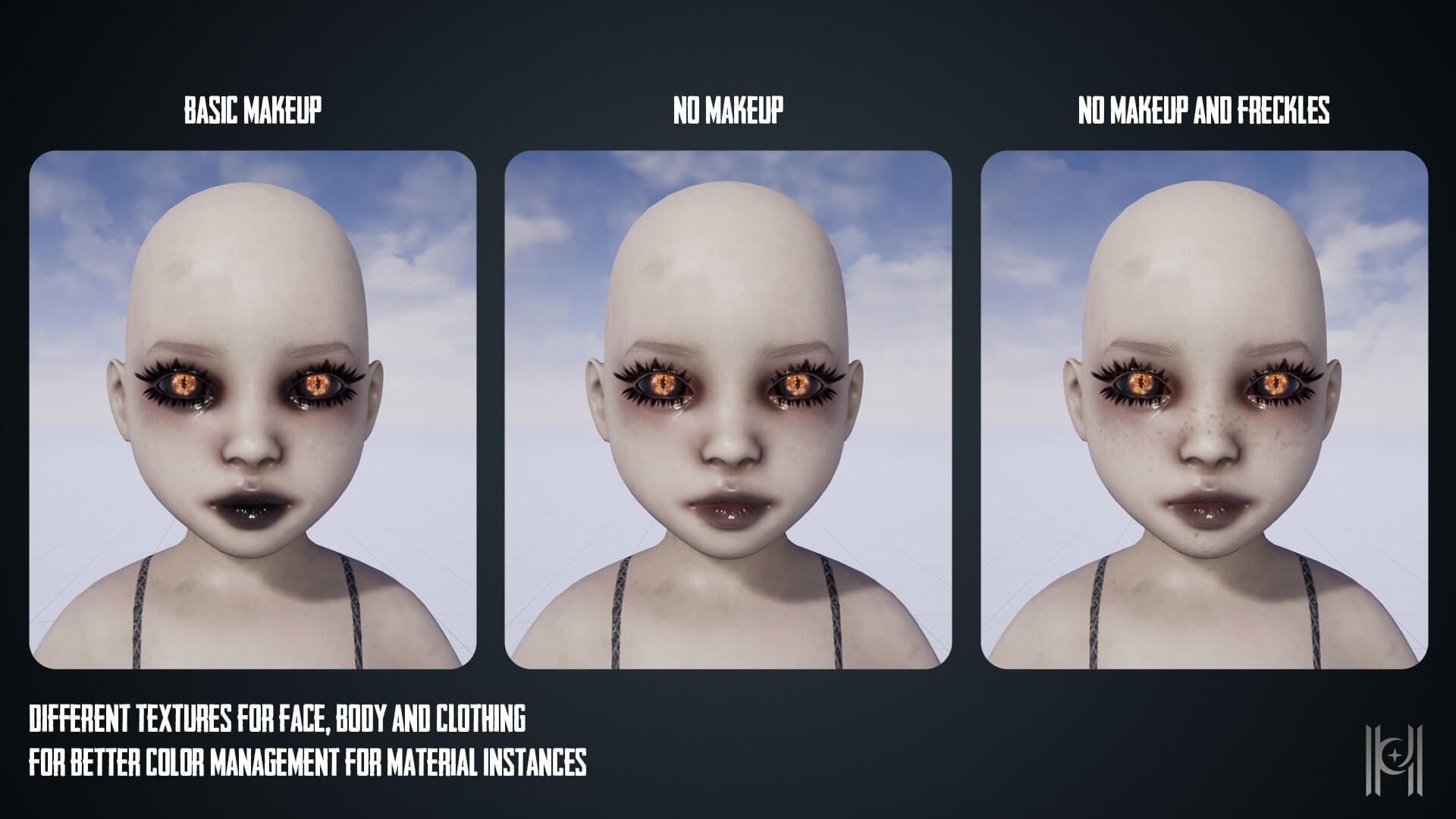 Demon Doll Character - Free 3D Model by HelenNova