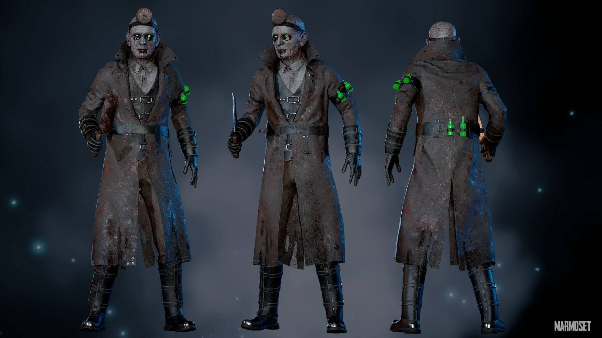 Doctor Death Character - 3D Model by HelenNova