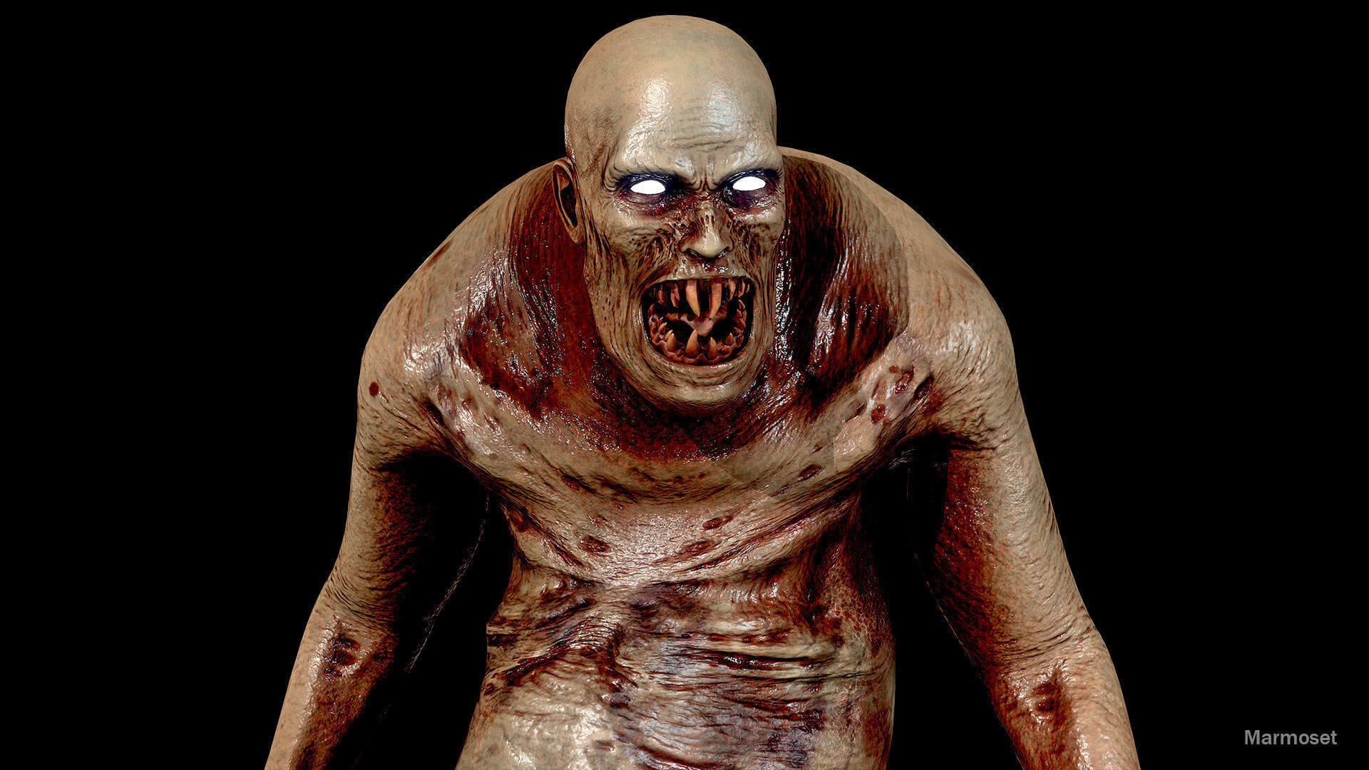 Fat Monster Character - 3D Model by HelenNova